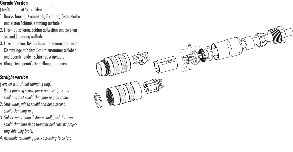 99 5614 09 05 | binder M16 IP67 孔头带电缆连接器, 极数: 5 (05-a), 6.0-8.0mm, 屏蔽 ...